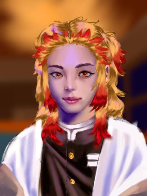 Kyojuro Rengoku, Flame Hashira - ibisPaint