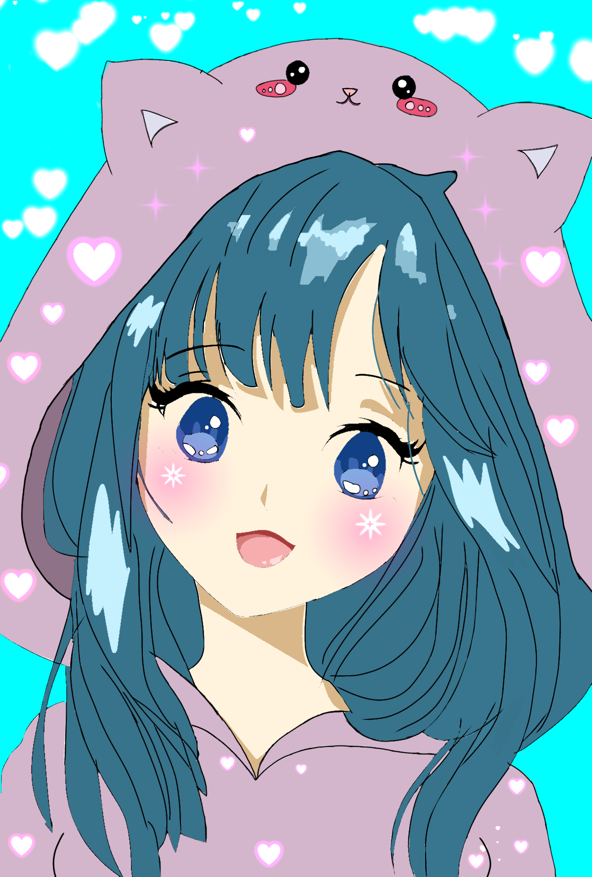 CAROLINE CUTE GIRL💗 - ibisPaint
