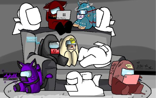 Among us collab - ibisPaint