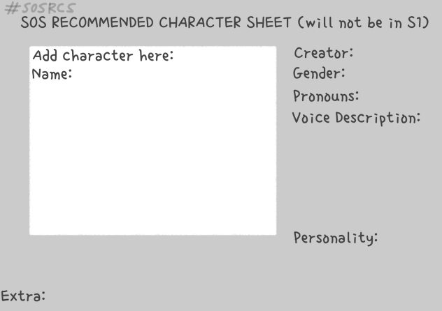 SOS Recommended Character Sheet! - ibisPaint