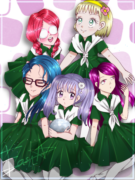 School girl anime OC - ibisPaint