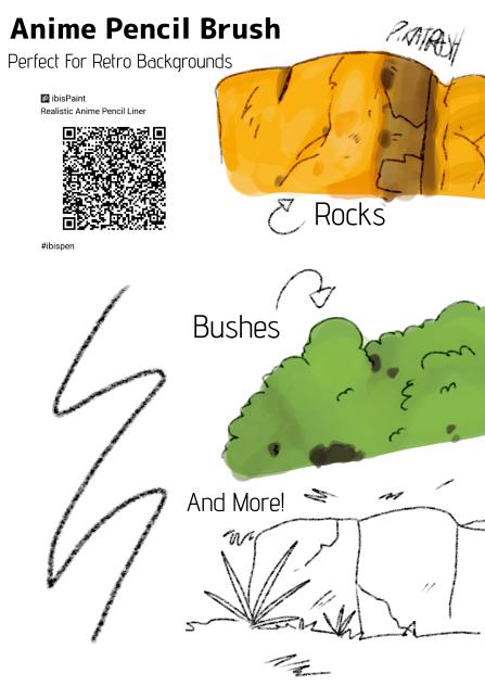 Anime Pencil Brush - ibisPaint