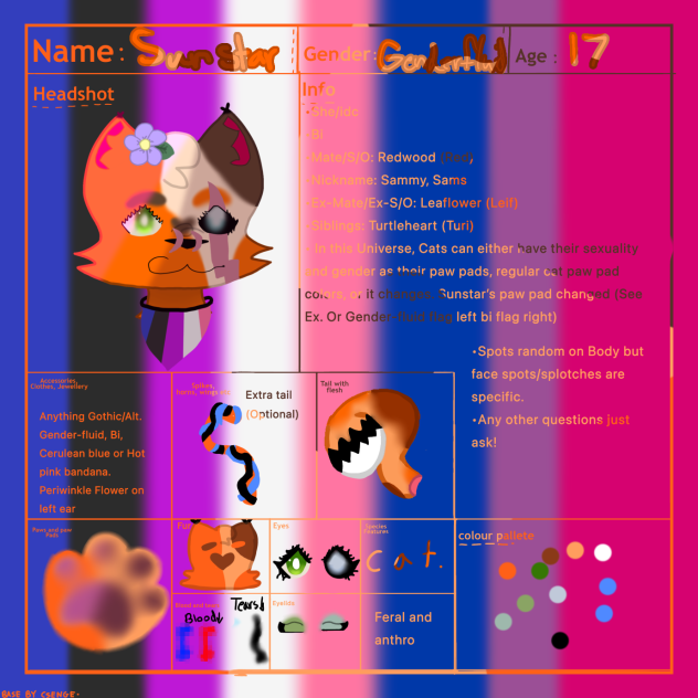 Fursona ref - ibisPaint