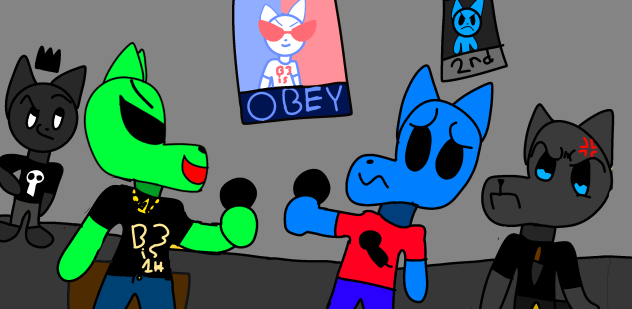 Babs-Sneed but B3, Nick,and Chrome sing - ibisPaint