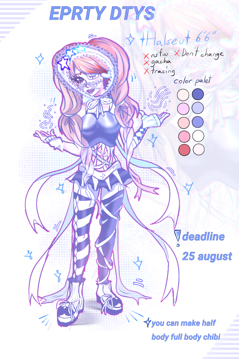 💙🩵HALSEU DTYS🩵💙💦👻💫⭐ - ibisPaint