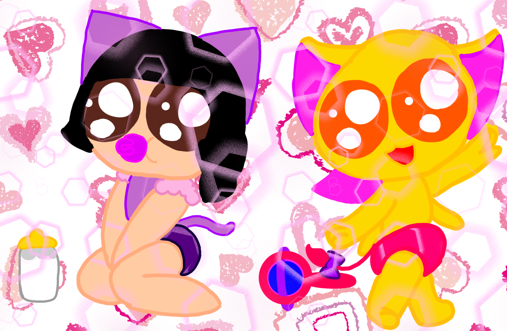 Lupis y vinus bebé 🍼 - ibisPaint