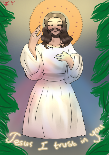 Jesus I trust in you - ibisPaint