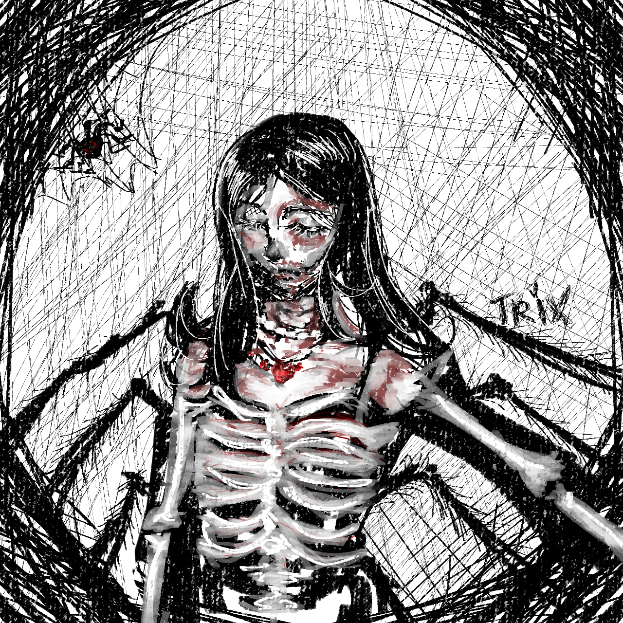 ripped ! visibleee bones - ibisPaint