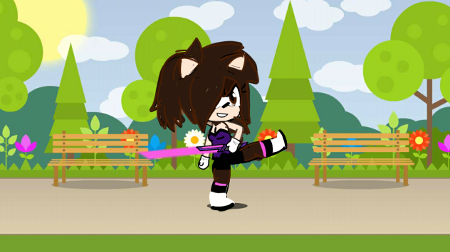 Gacha life Art of Ruby the hedgehog - ibisPaint