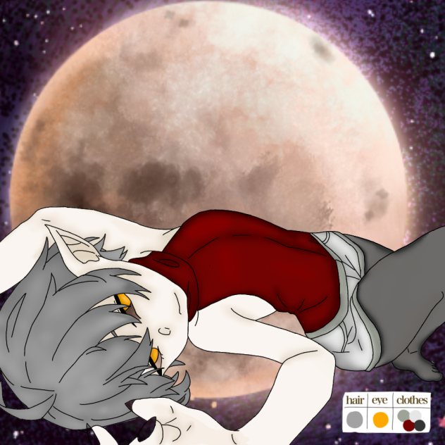 elf & the Moon - ibisPaint