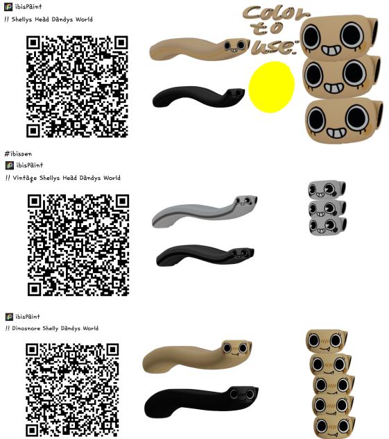 !! Shelly Fossilian Dw Brushes - ibisPaint