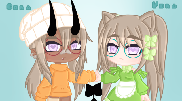 Vera and Cora, twins - ibisPaint