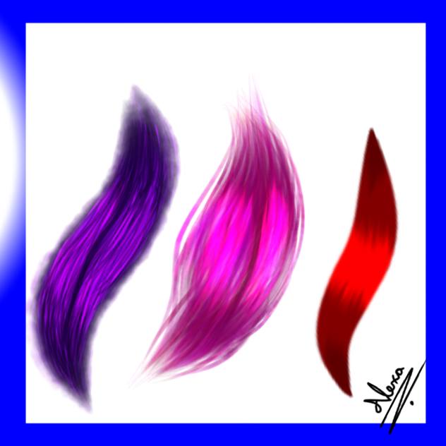 tipo de cabello - ibisPaint