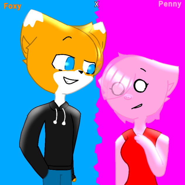 Foxy x Penny(Peppa) - ibisPaint