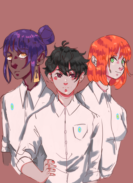 3 kiddos - ibisPaint