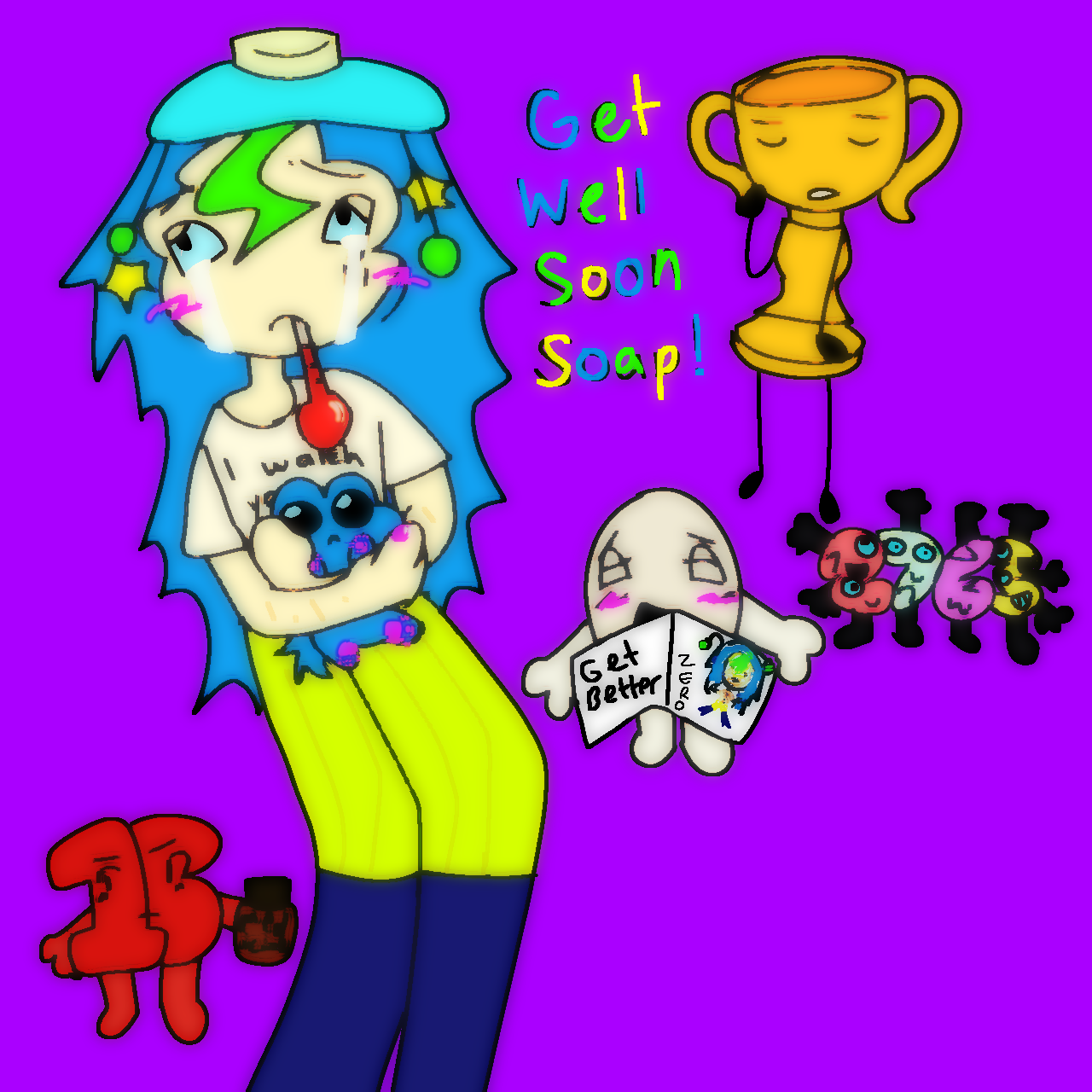 GET WELL MY ALIEN FRIEND - ibisPaint