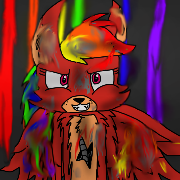 Rainbow factory Foxy Dash - ibisPaint