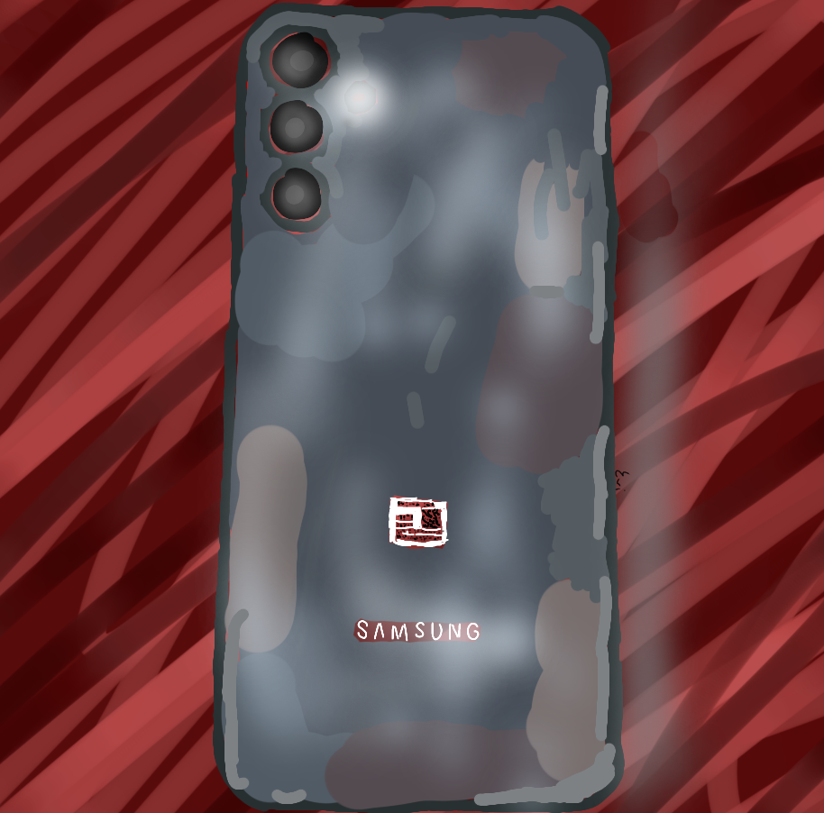 My phone in the shop - ibisPaint