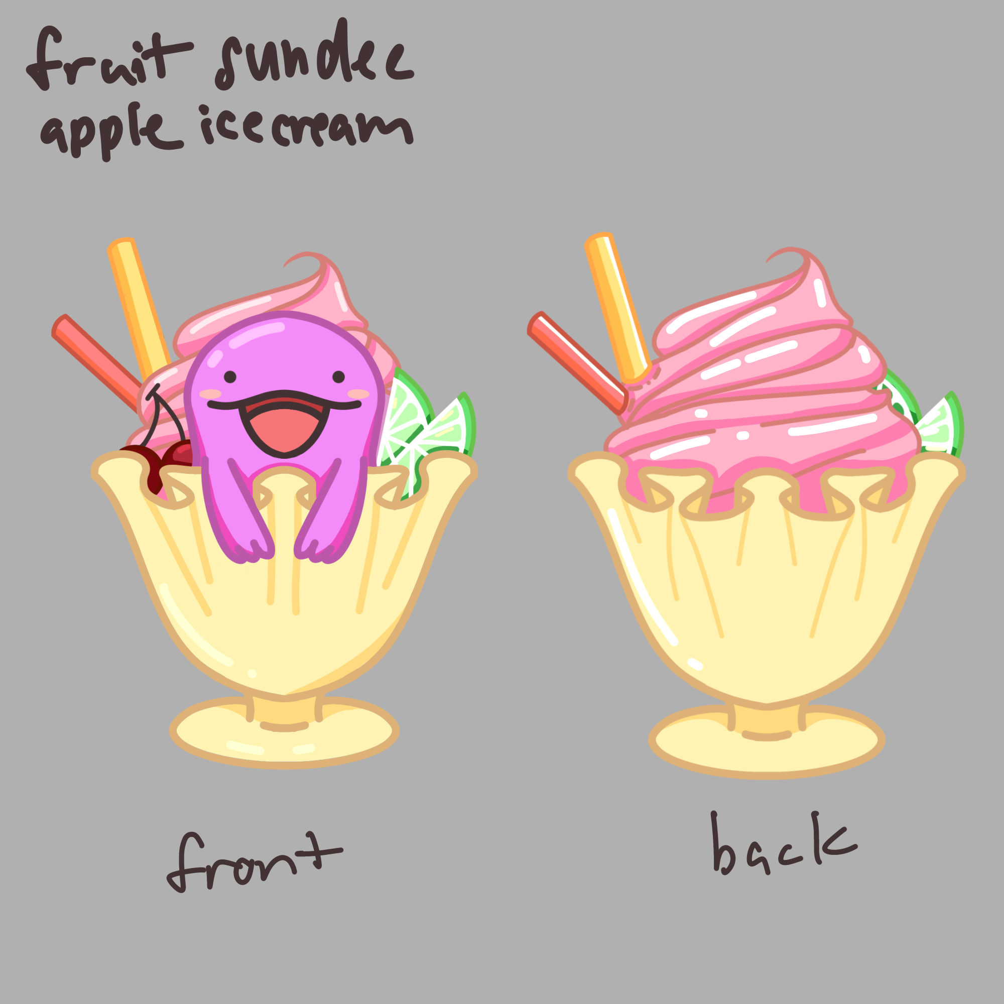 Shiny quagsire sundae - ibisPaint