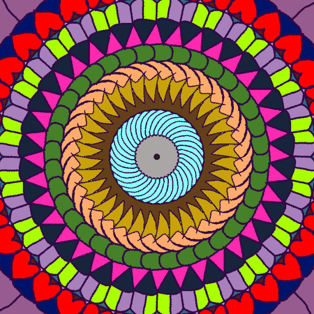 Mandala 3 - ibisPaint