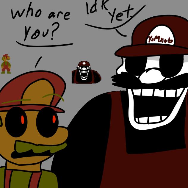 Mx and Mario.exe - ibisPaint