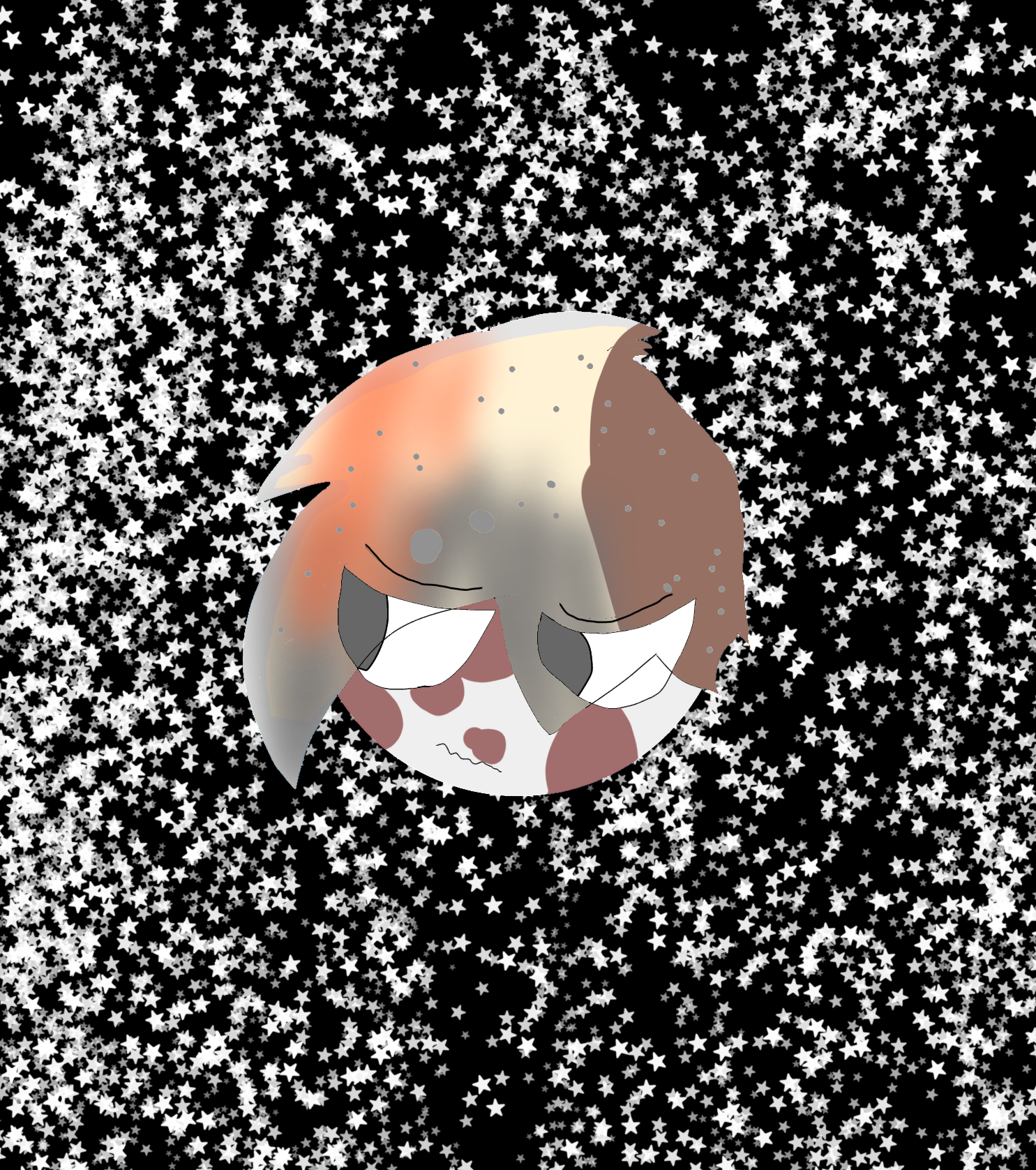 sad pluto - ibisPaint