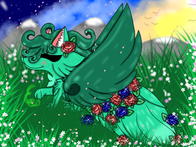 Nature Element Wolf (Redraw) - ibisPaint