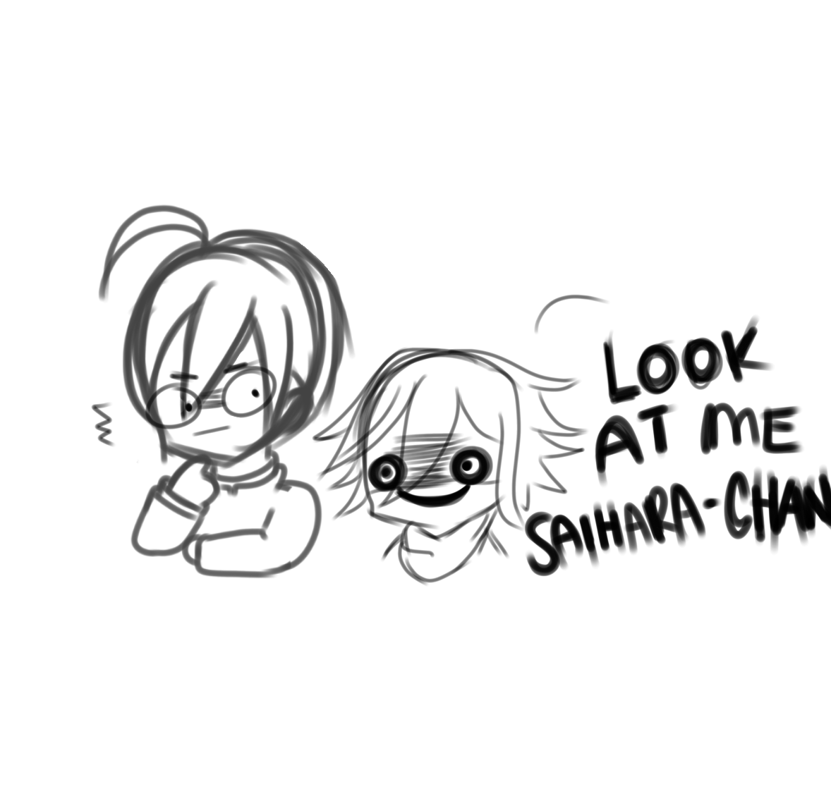 (Doodle) KOCHI MUITE, SAIHARA-CHAN - ibisPaint