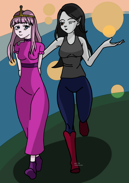 Pb and Marceline - ibisPaint