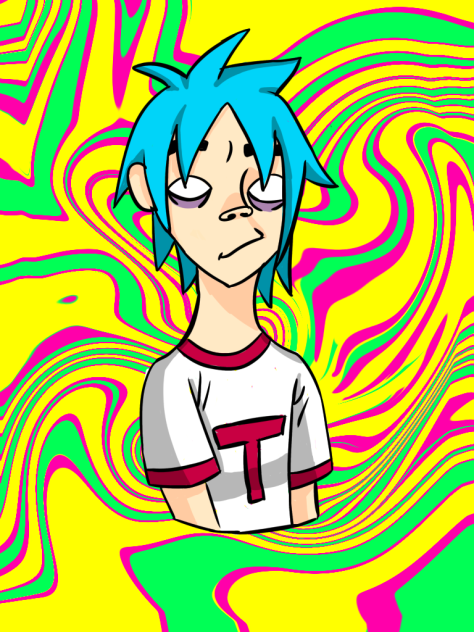 Gorillaz 2D - ibisPaint