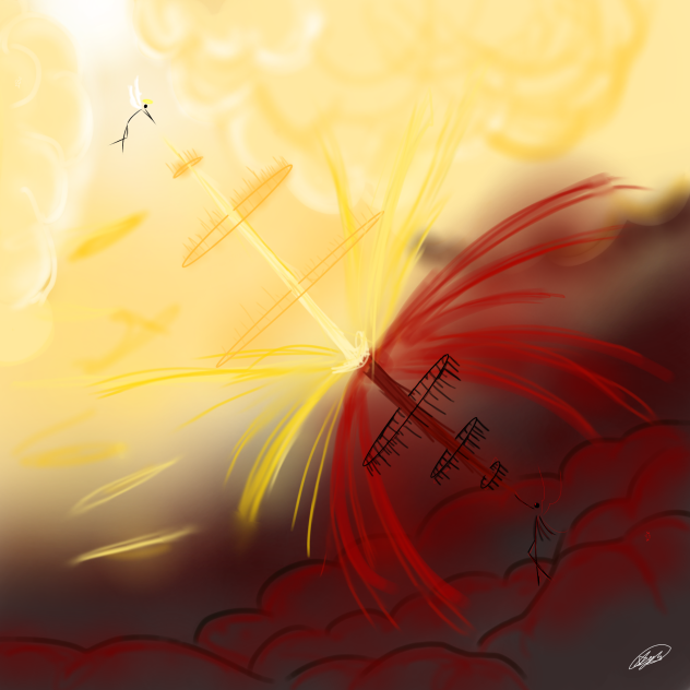 Hell versus heaven - ibisPaint