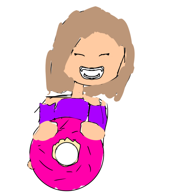 Donut girl - ibisPaint