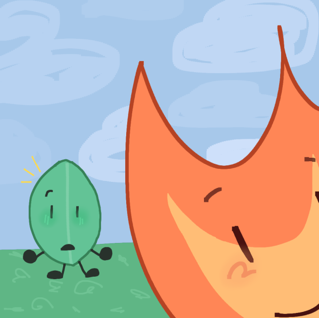 Leafy and firey!!!! (bfb) - ibisPaint
