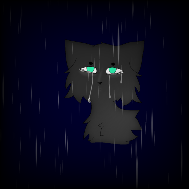 Crying cat. - ibisPaint