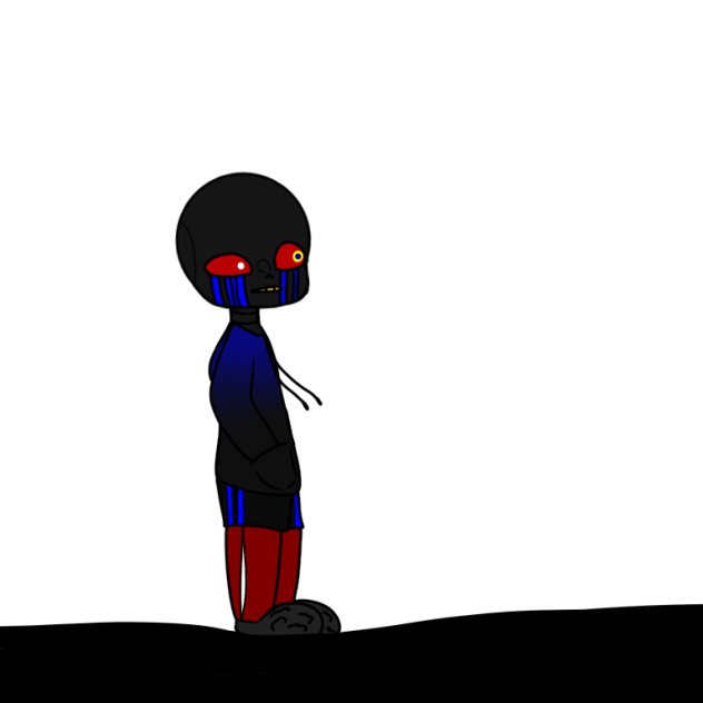 Quick drawing of error sans - ibisPaint