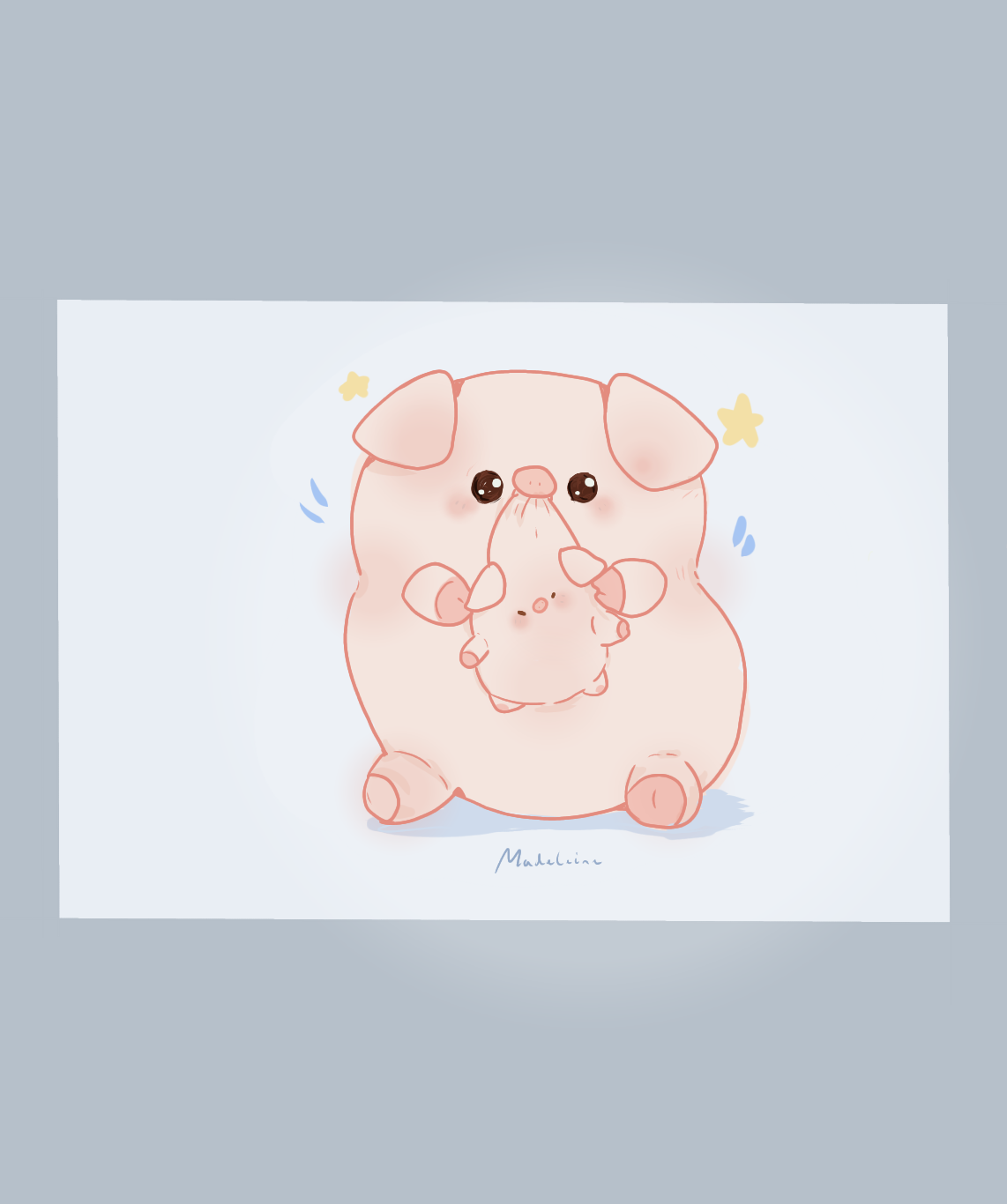 cute pigs - ibisPaint