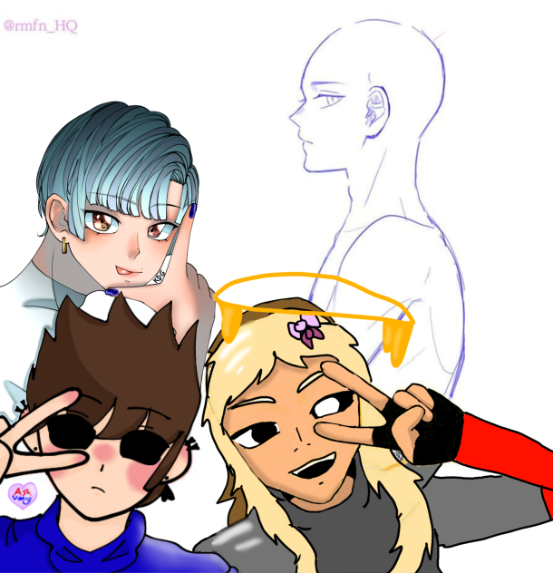 Collab with Christine Daly and Ash Vang. - ibisPaint