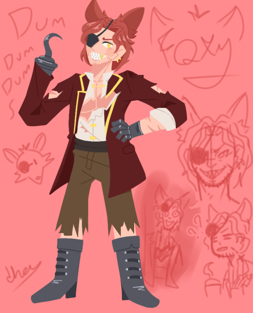 Foxy (human ver.)(no gore) - ibisPaint