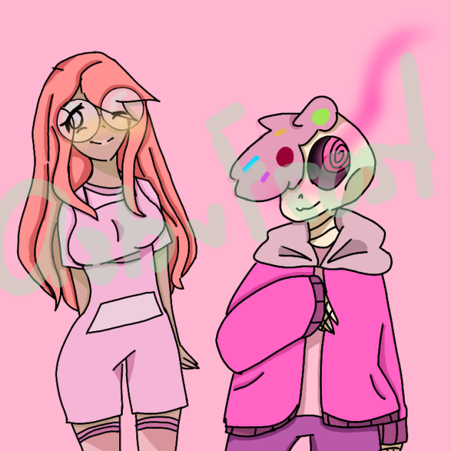 OC and Sempai Candy - ibisPaint