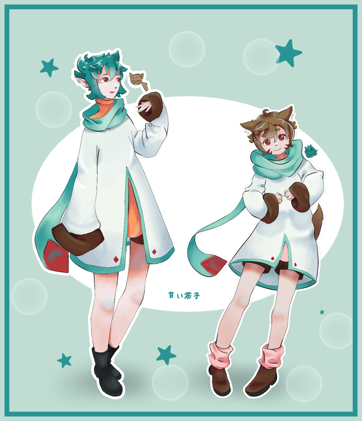 Tami y arroz - ibisPaint