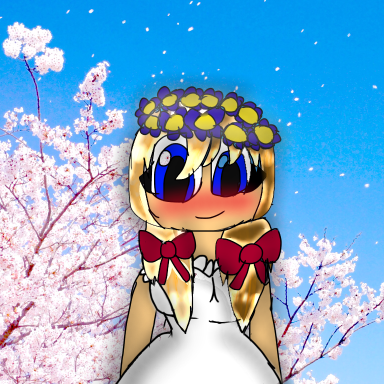 moi réel avec ma robe d'été - ibisPaint