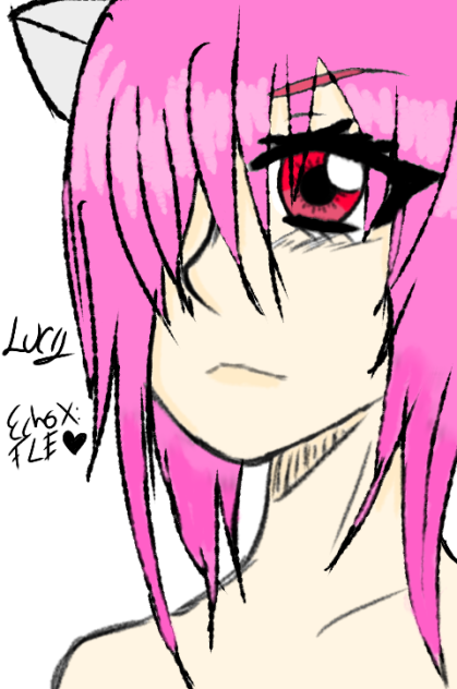 Lucy (elfen lied) - ibisPaint