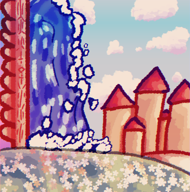 Just a random doodle (background) - ibisPaint