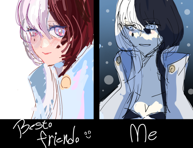 Me vs My Friend - ibisPaint
