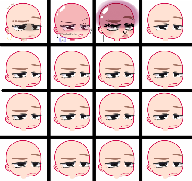 Gacha Face Collab - ibisPaint