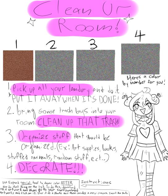 MOTIVATION TO CLEAN YOUR ROOM!!! - ibisPaint