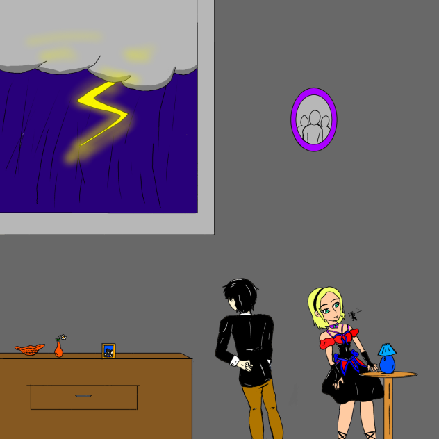 A stormy night. - ibisPaint