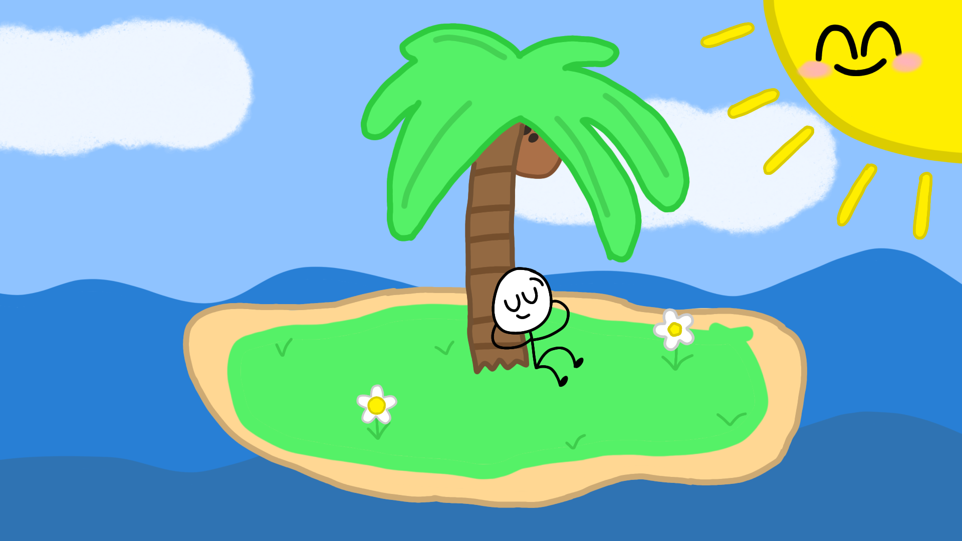 Chilling in an Island - ibisPaint