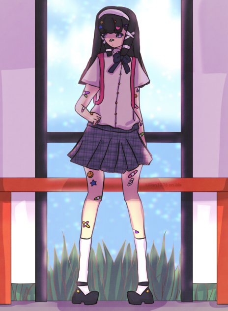 bus stop バス停 - ibisPaint