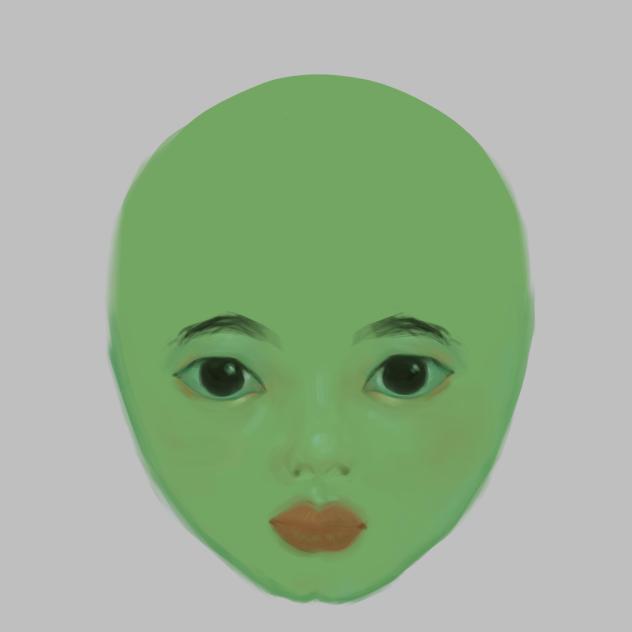 green face - ibisPaint